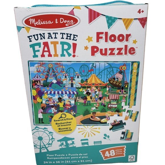 Melissa & Doug | Toys | Melissa And Doug Fun At The Fair Floor Puzzle ...